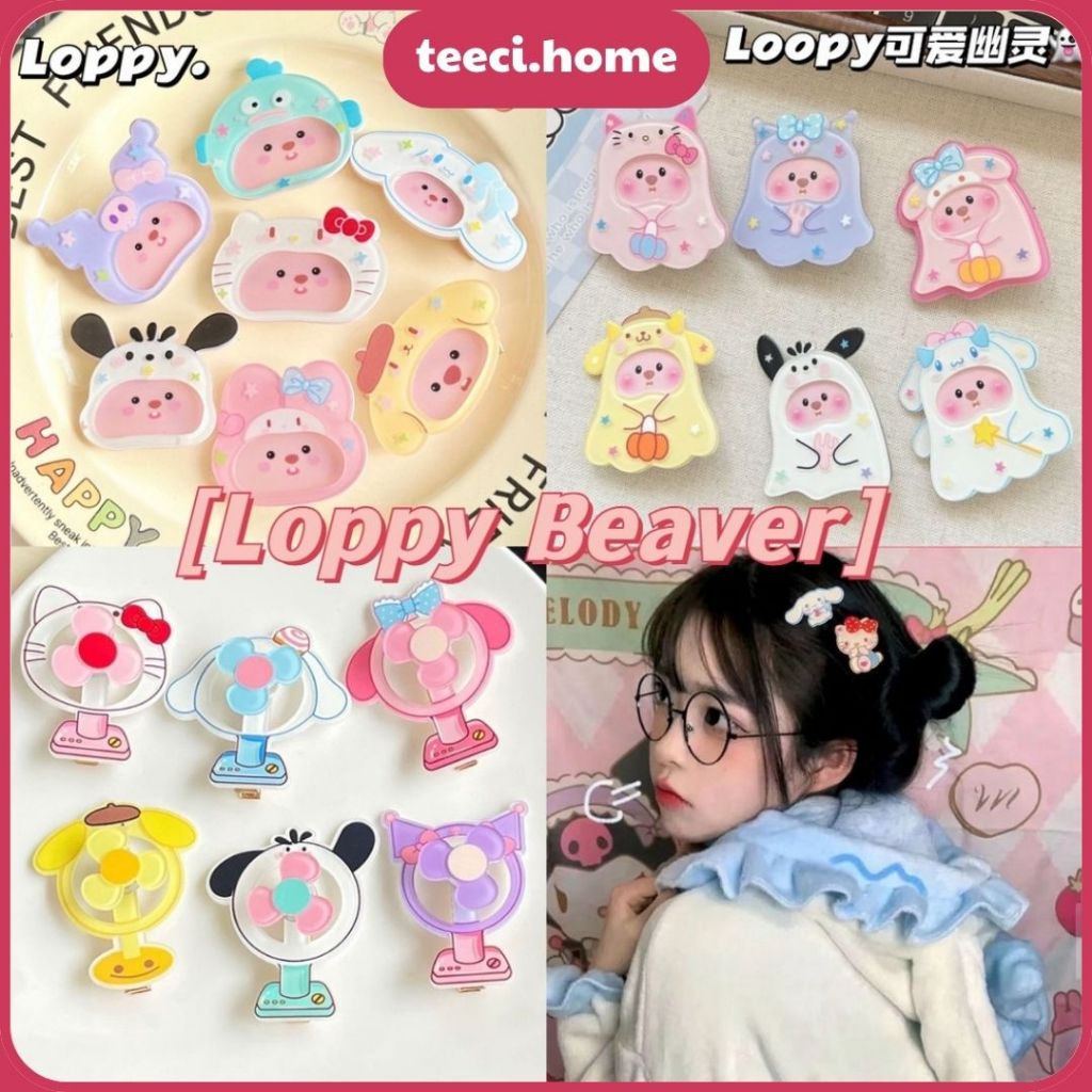 Kẹp Tóc Loopy Sanrio Capybara Chuột Lang Họa Tiết Hoạt Hình Kẹp Tóc ...