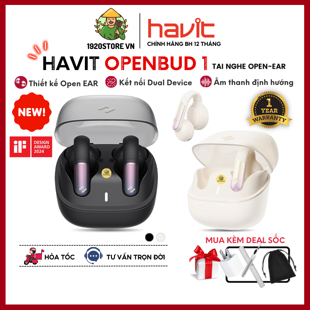 【Hỏa Tốc HCM】Tai Nghe Bluetooth Havit Openbuds 1 - TW980, Công Nghệ ...