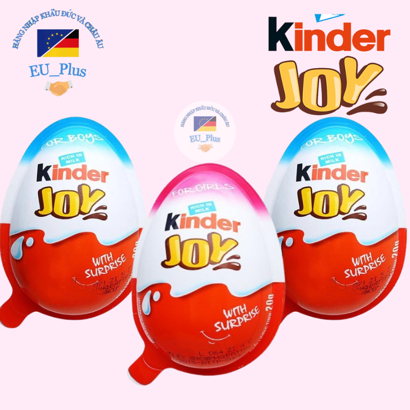 SOCOLA trứng Kinder joy 20g - xanh + hồng cho bé trai, bé gái (Ấn Độ ...