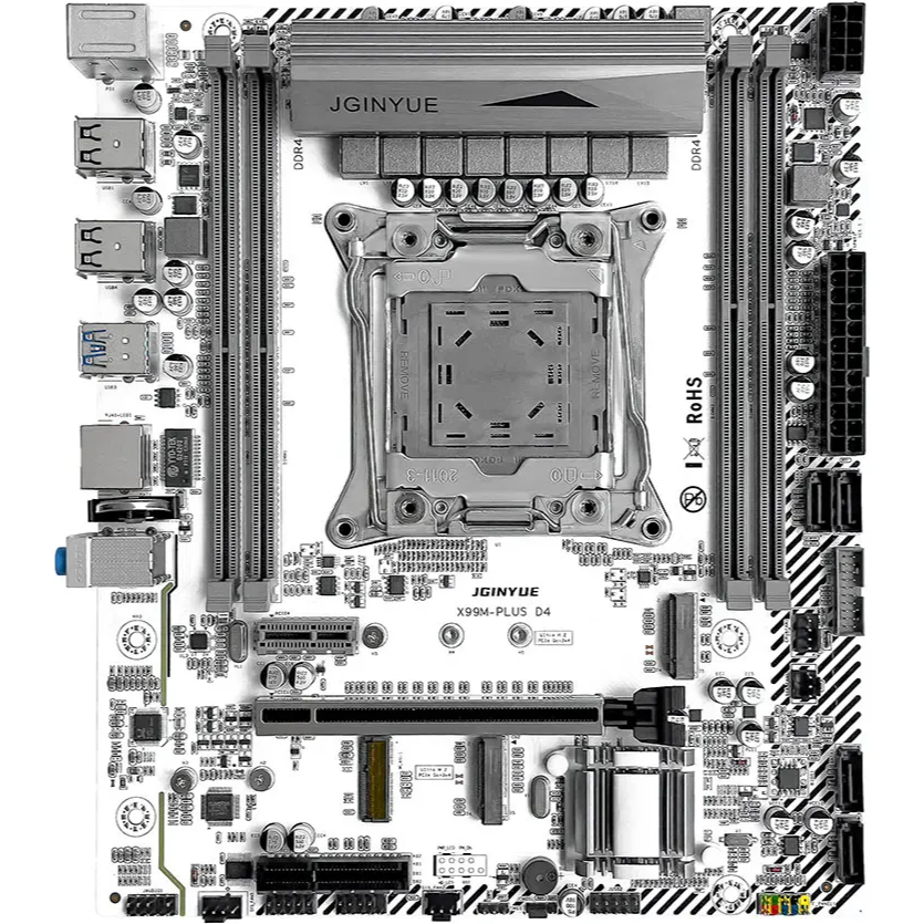 Bo mạch chủ main X99 4-Channel DDR4, 8-Phase cấp điện, 2 cổng NVMe ...