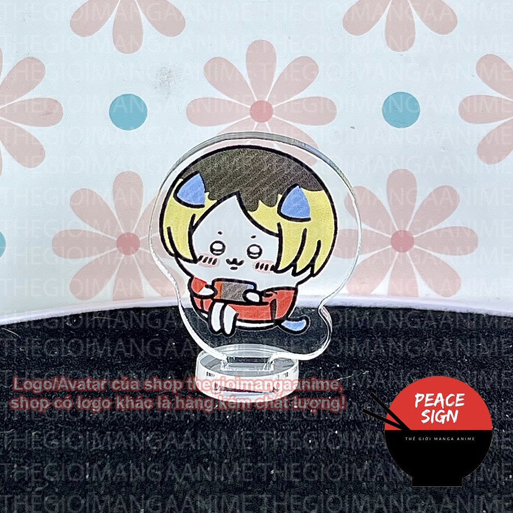(3cm) Standee mini HAIKYUU!! ver Chiikawa Vua Bóng Chuyền tượng chibi ...