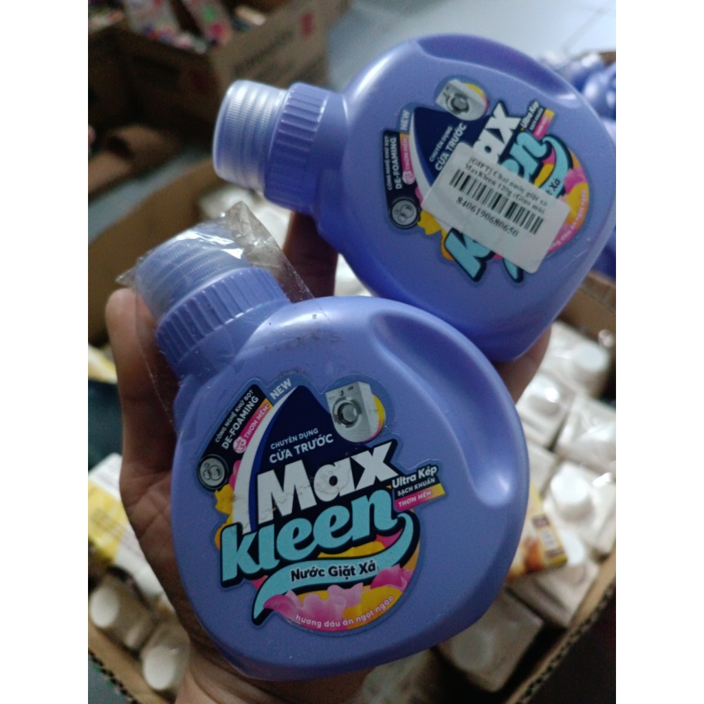 Nước giặt xả MaxKleen hương hoa nắng/ huyền bí, giao ngẫu nhiên 120g ...