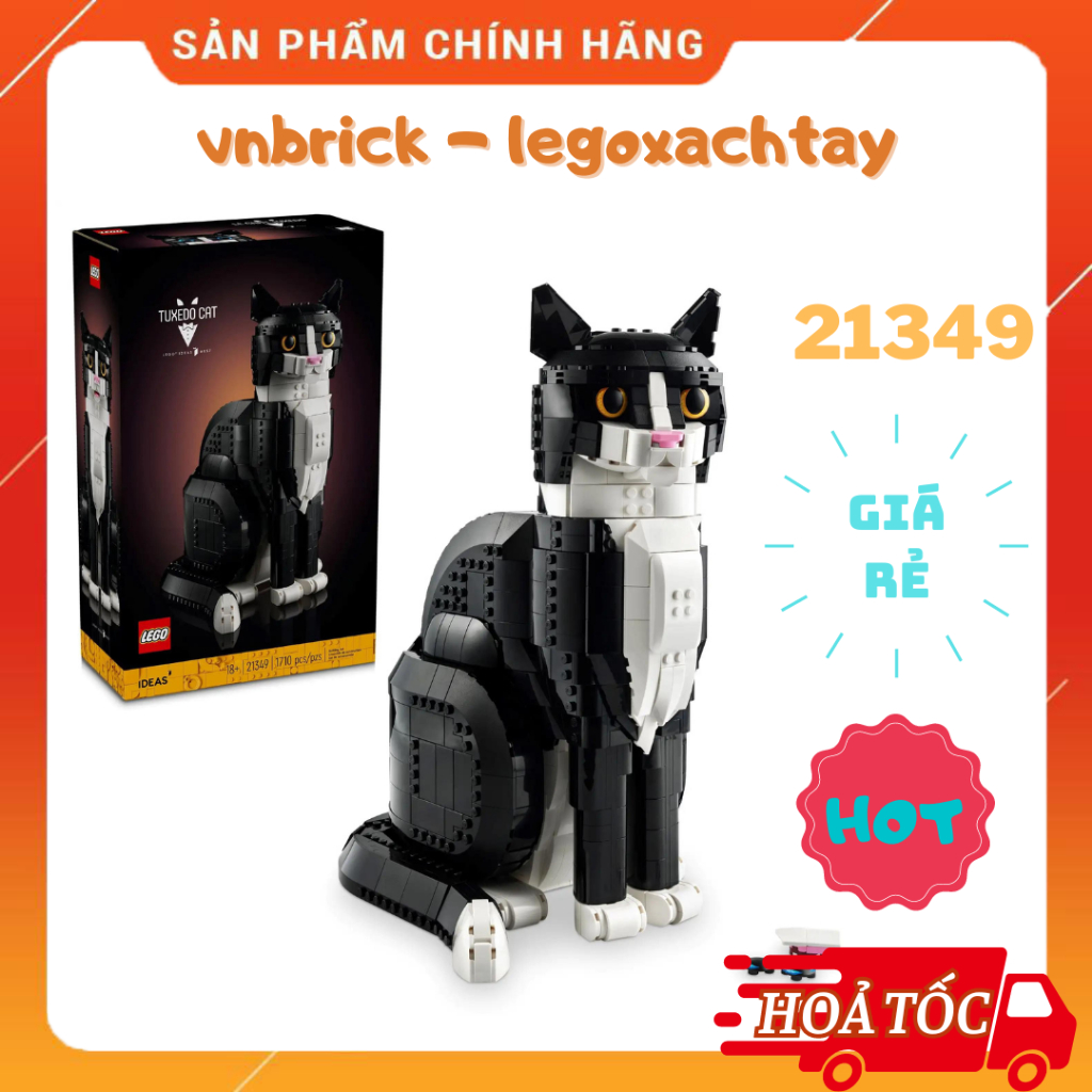 LEGO Ideas 21349 Mèo Tuxedo | Shopee Việt Nam