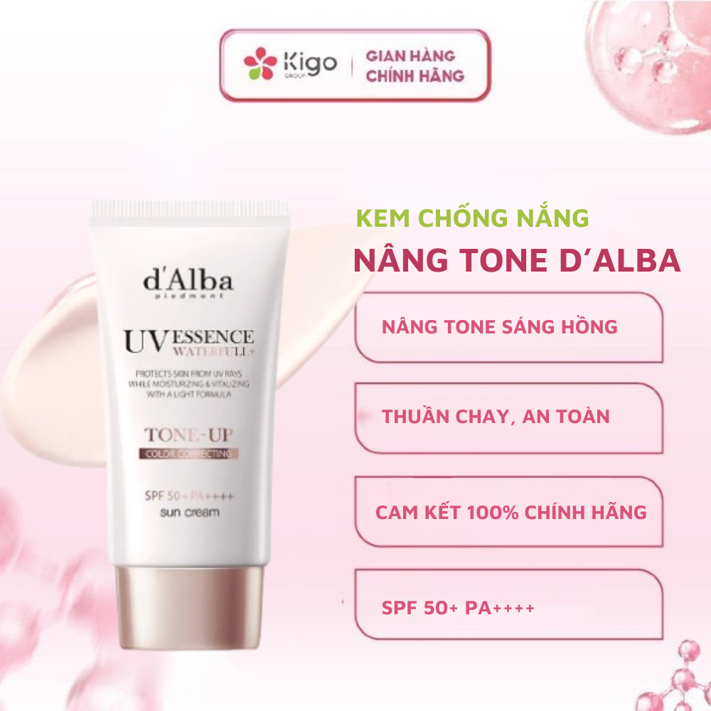 Kem chống nắng D'alba Waterfull Tone-up Sun Cream kem chống nắng nâng tông da SPF 50+ 50ml ...