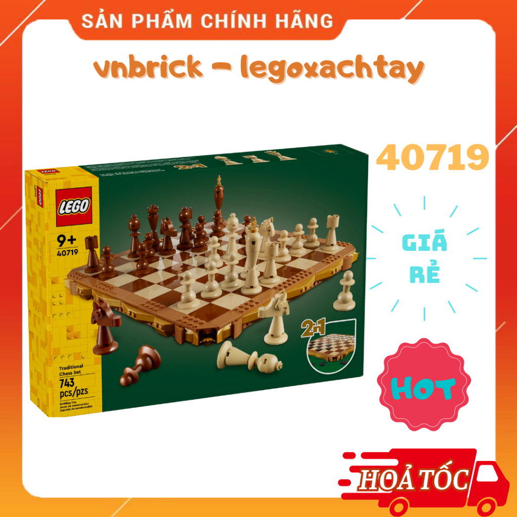 LEGO Bàn Cờ 40719 Chess Cờ Truyền Thống | Shopee Việt Nam