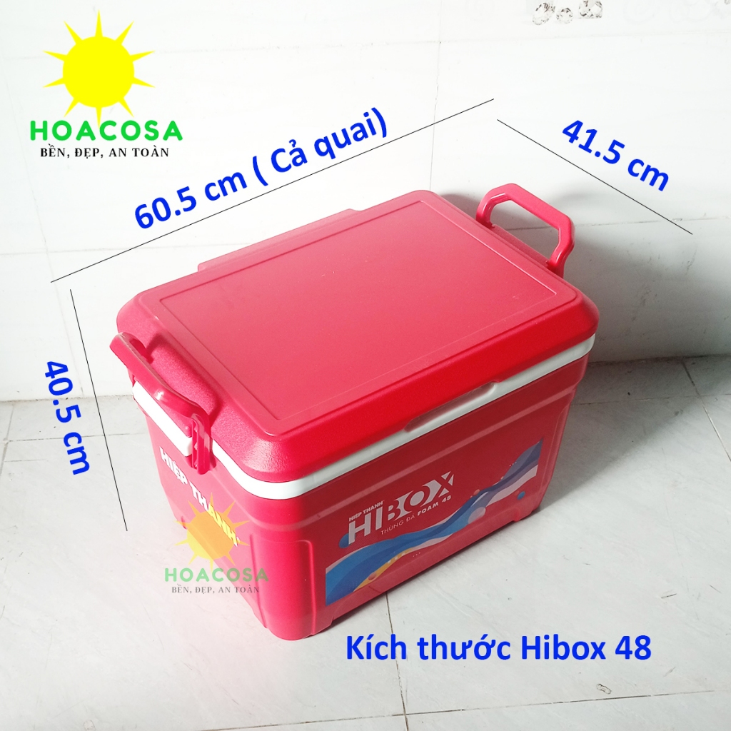 Thùng Đá Nhựa 35L,38L ,45L, 50L, 55L, 65L, 70L- Hitaco, Nhựa Hiệp Thành, Có Vòi Xả, Giữ Đá Lâu ...