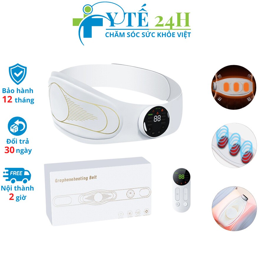 Máy Massage Giảm Mỡ Bụng EMS Beame BM-B48, Đai Massage Lưng Bụng Rung Nhiệt Đánh Tan Mỡ | Shopee ...