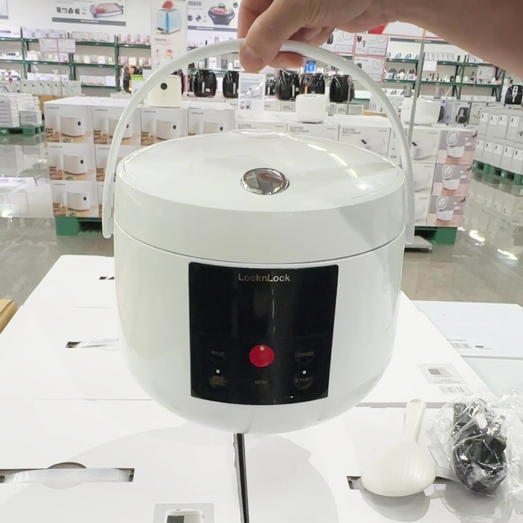 Nồi Cơm Điện LocknLock Digital Rice Cooker EJR313WHT 1.0 Lít 350W - Nồi ...