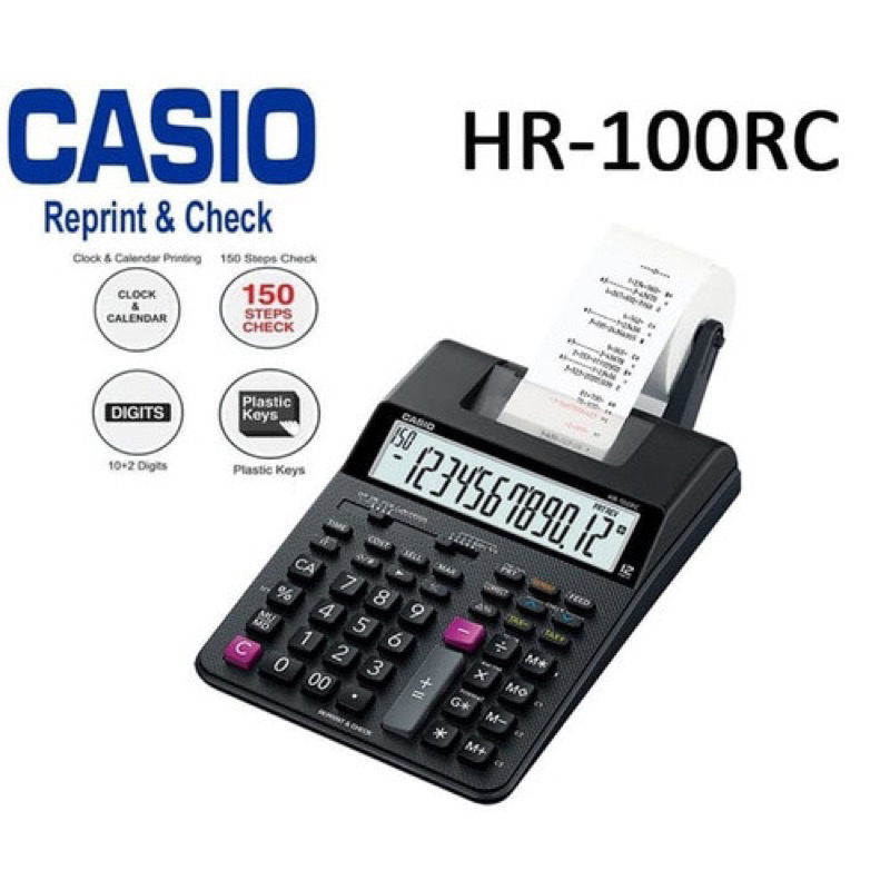 [Chính Hãng] Máy Tính in bill Casio HR-100RC - Dành cho tiệm vàng, ngân ...