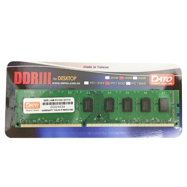 RAM PC DDR3 4GB/1600 DATO | Shopee Việt Nam