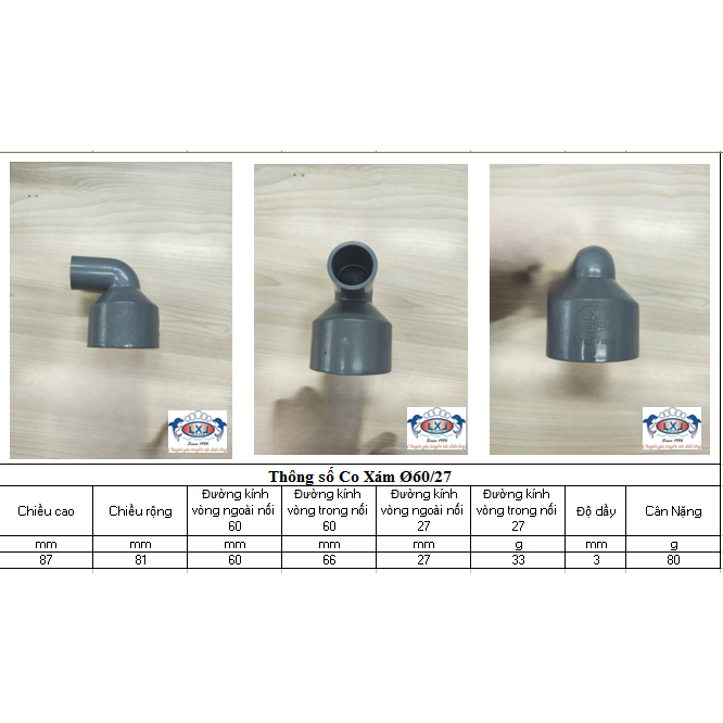 Co uPVC 60/27 (10 Cái) | Shopee Việt Nam