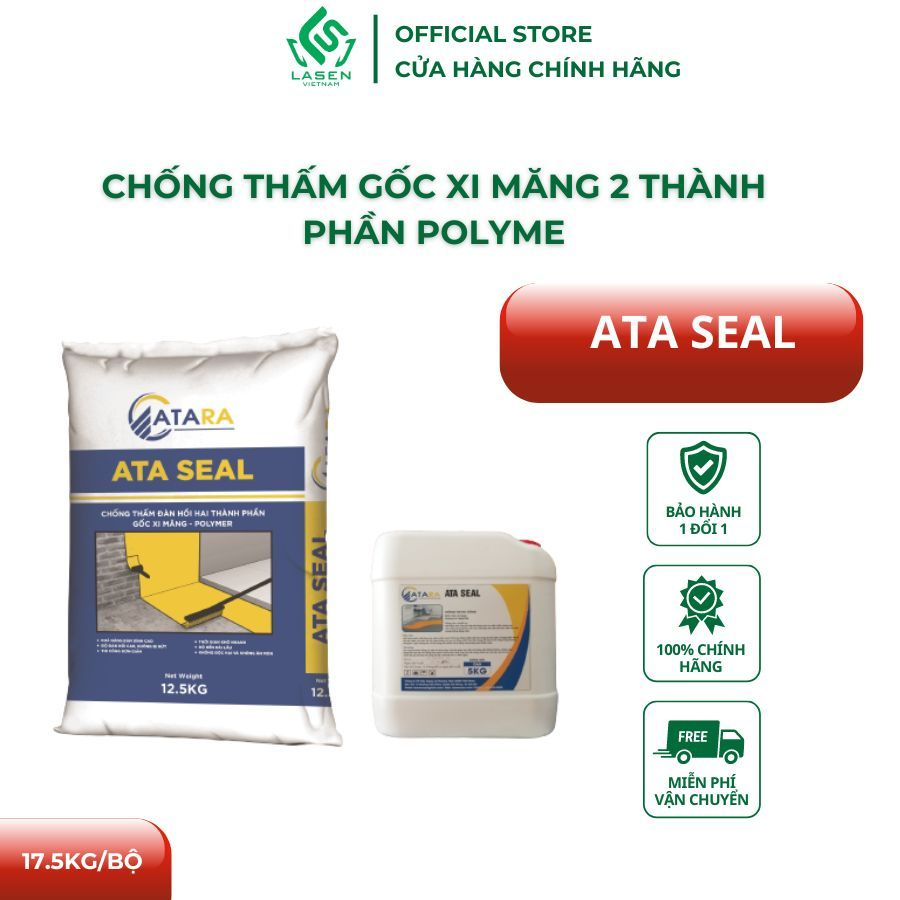 ATA SEAL Chống thấm sàn vệ sinh bộ 17,5 kg | Shopee Việt Nam