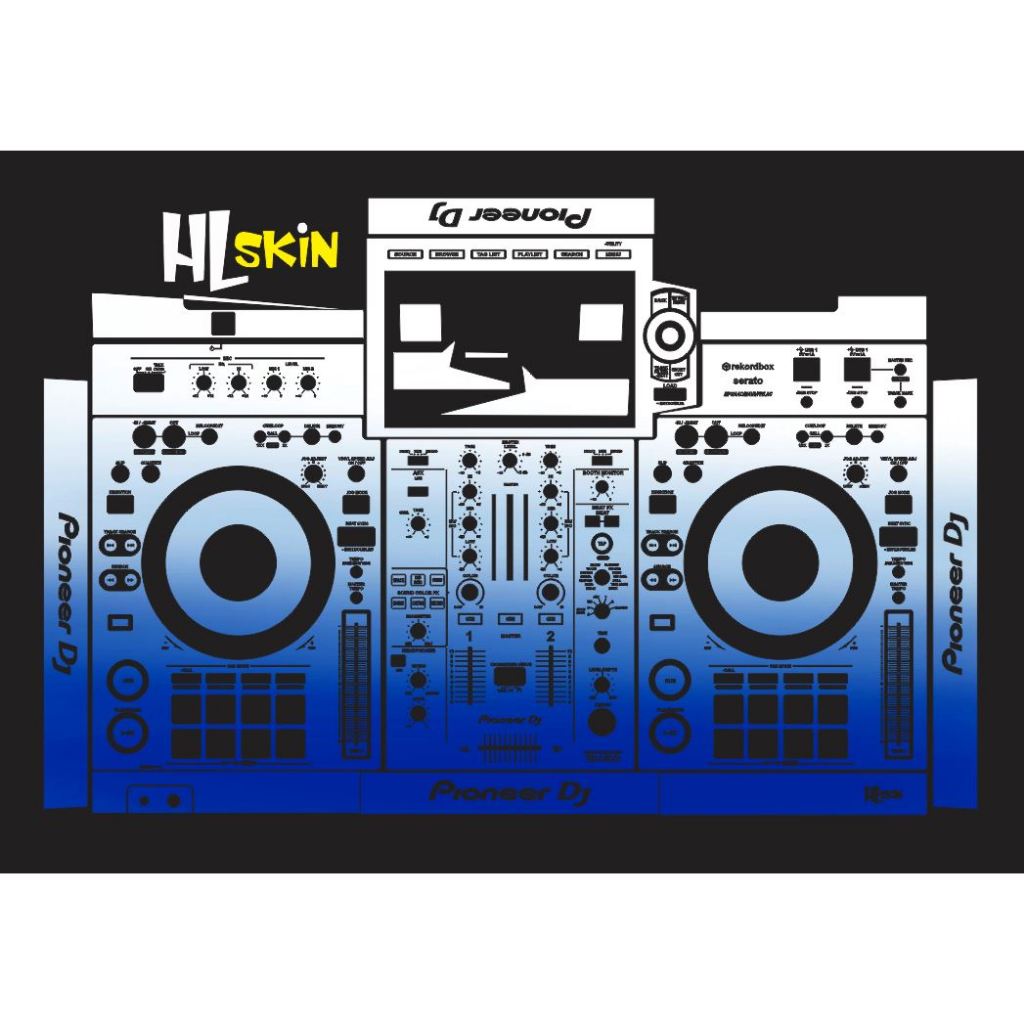Skin Xanh Loang Dán Bàn DJ ( RR + RX + RX2 + RX3 + XZ - DDJ 200 + DDJ ...