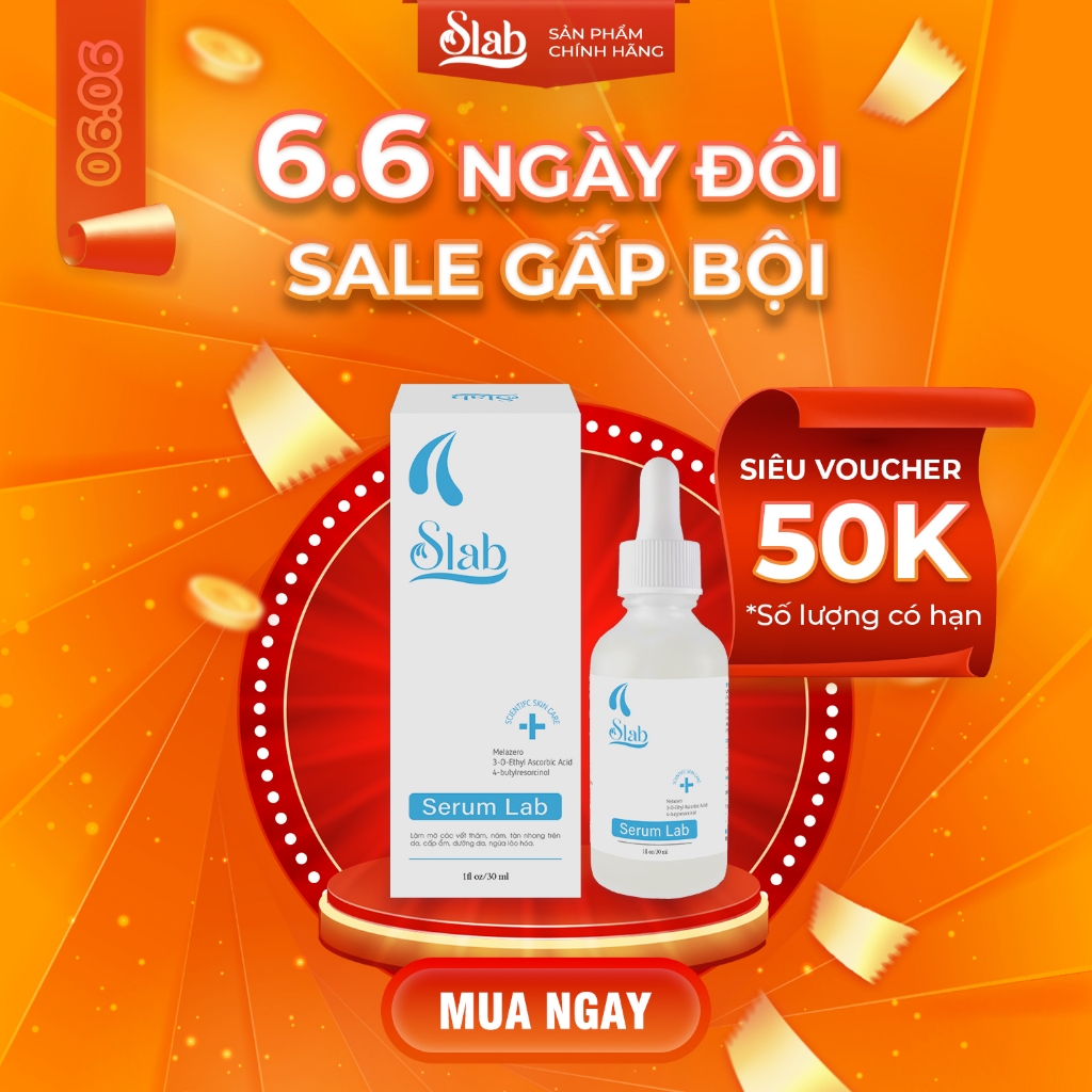 Serum Lab Tự Thực Bào Slab - Mờ Nám Giảm Nếp Nhăn Sáng Da Đều Màu 30ml - Mỹ Phẩm Dưỡng Da Slab ...