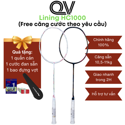 Vợt cầu lông Lining HC1000 chính hãng Quốc Việt Badminton thích hợp ...