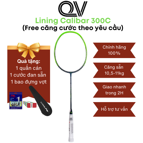 Vợt cầu lông Lining Calibar 300C chính hãng Quốc Việt Badminton vợt ...