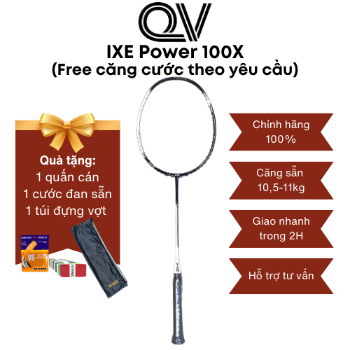 Vợt cầu lông Ixe power 100X chính hãng Quốc Việt Badminton khung khỏe ...