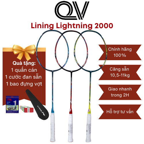 Vợt cầu lông Lining Lightning 2000 chính hãng Quốc Việt Badminton công ...