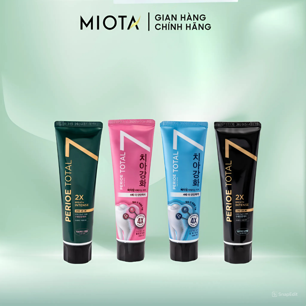 Kem Đánh Răng Perioe Total7 Intense Original Repair Toothpaste 120g ...