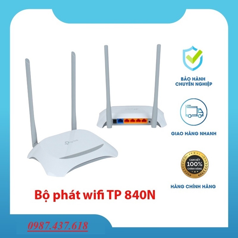 Bộ phát wifi Tplink 840N - Router Wifi TPLink WR 840N chính hãng mới ...