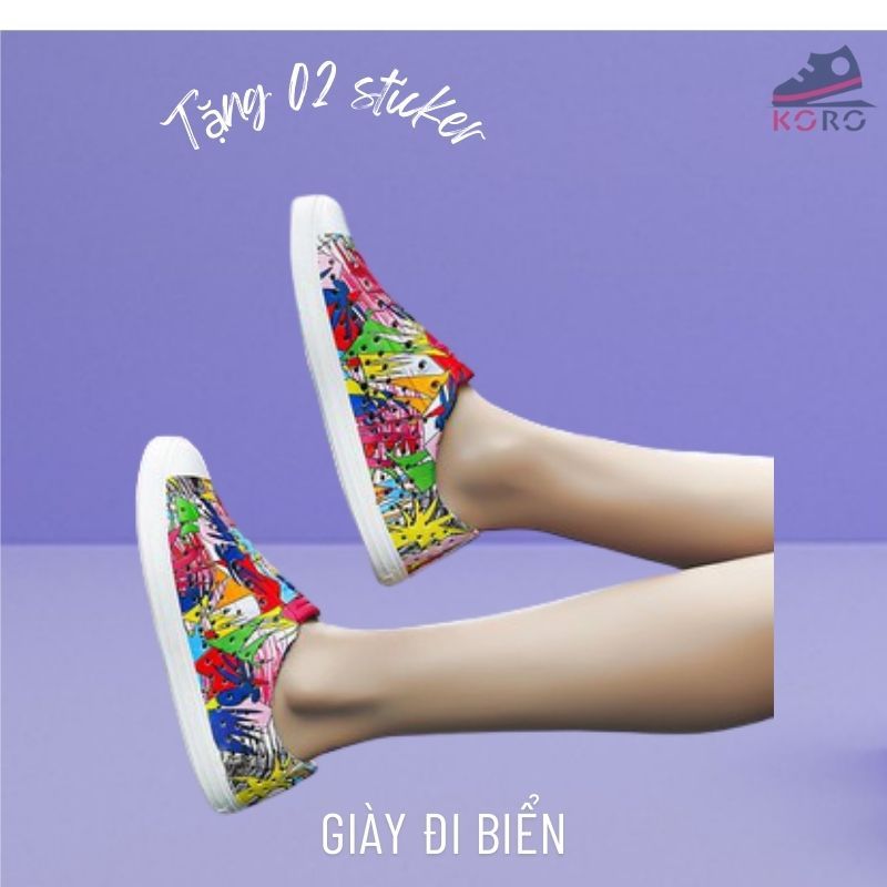 Giày native nhựa đi biển lười nam nữ chống trơn trượt unisex cho mọi ...