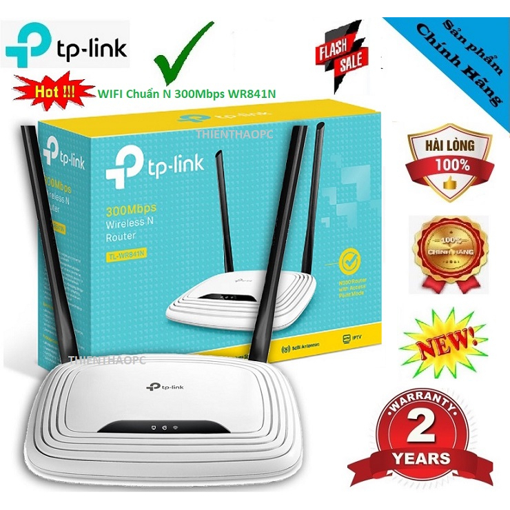 Bộ Phát Cục phát Router WiFi TPLink TL-WR841N Chuẩn N 300Mbps , Hàng ...