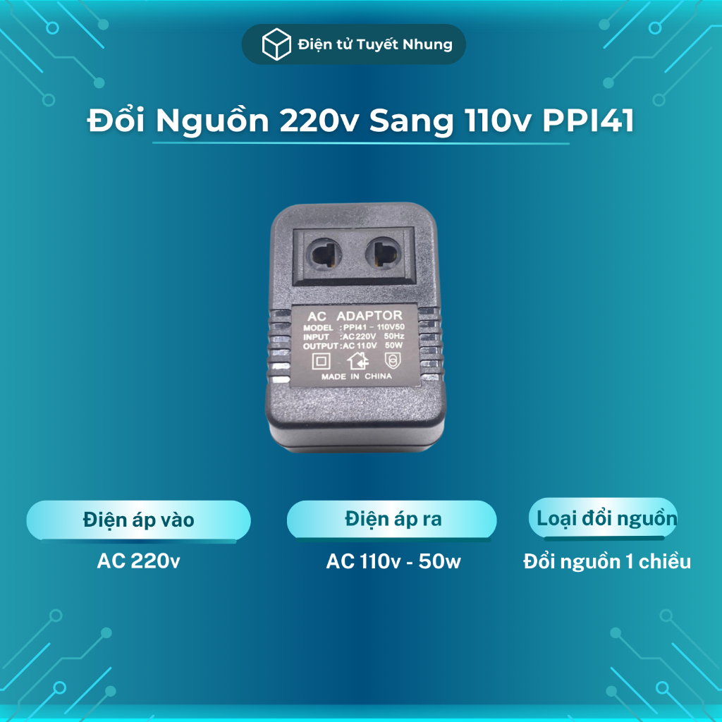 Đổi Nguồn 220v Sang 110v PPI41 - Bộ Đổi Nguồn 220v Sang 110v, Chuyển 220v Sang 110v BH Lỗi 1-1 ...