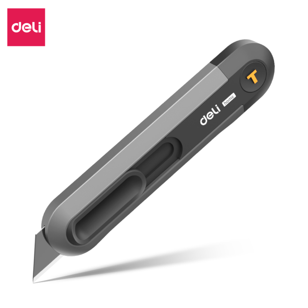 Set dao rọc giấy Deli cao cấp lưỡi thép không gỉ SK5 - Dao rọc mini bỏ ...