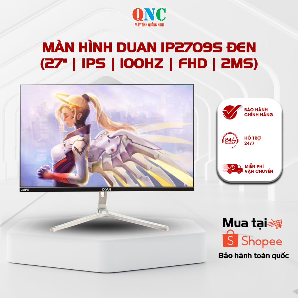Màn hình DUAN IP2709S Đen (27, IPS, 100HZ, FHD, 2MS) Hàng chính hãng - Bảo hành 24 tháng ...