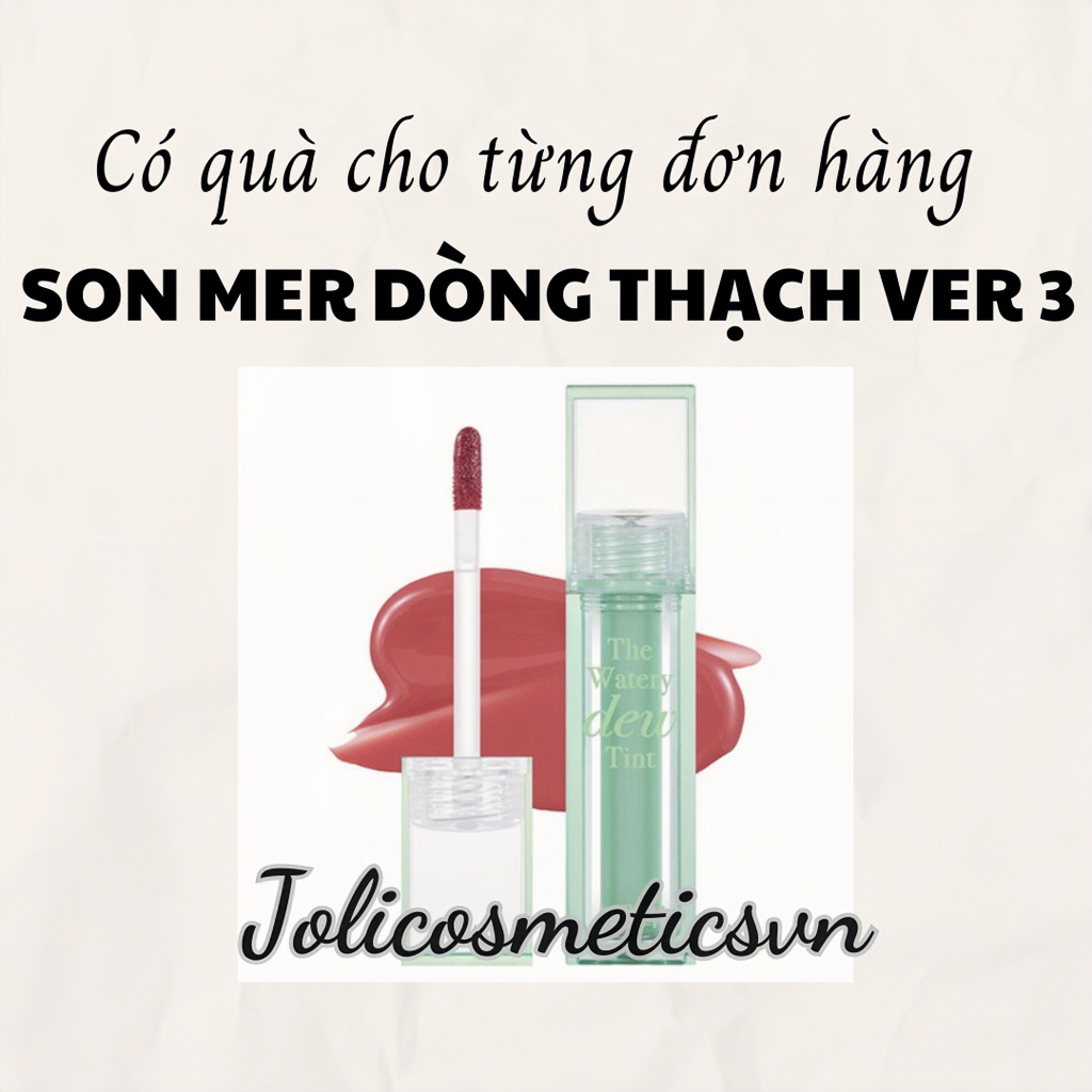 FREESHIP TẶNG QUÀ | SON TINT MERZY THẠCH BÓNG DÒNG WATERY DEW TINT ...
