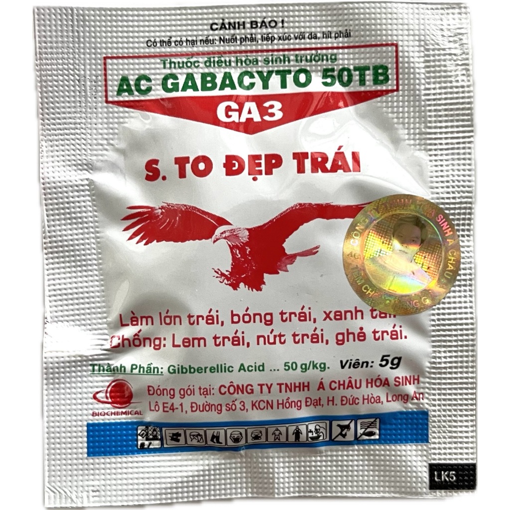 Phân Bón Lá - AC GABACYTO 50TB - Ga3 Siêu To Đẹp Trái - Ga3 Con Ó - Ga3 ...