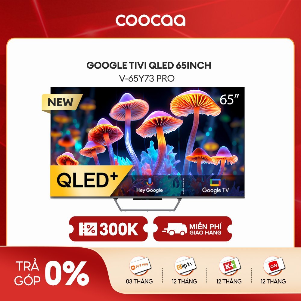 [Shopee - Lắp đặt 0Đ HN HCM] Google Tivi Qled+ 65 Inch - 65Y73 PRO ...