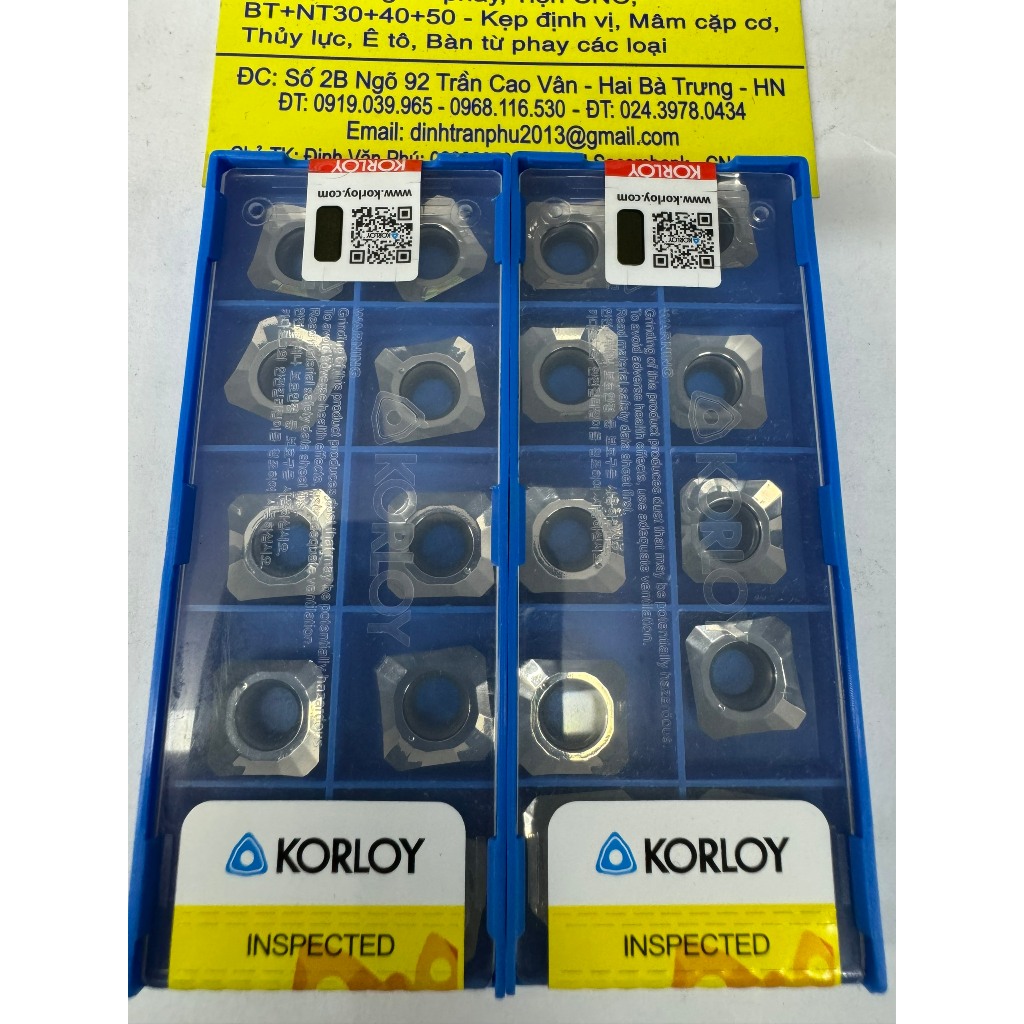 Hộp chíp phay nhôm SEHT1204AFFN-X83 . Hãng Korloy | Shopee Việt Nam