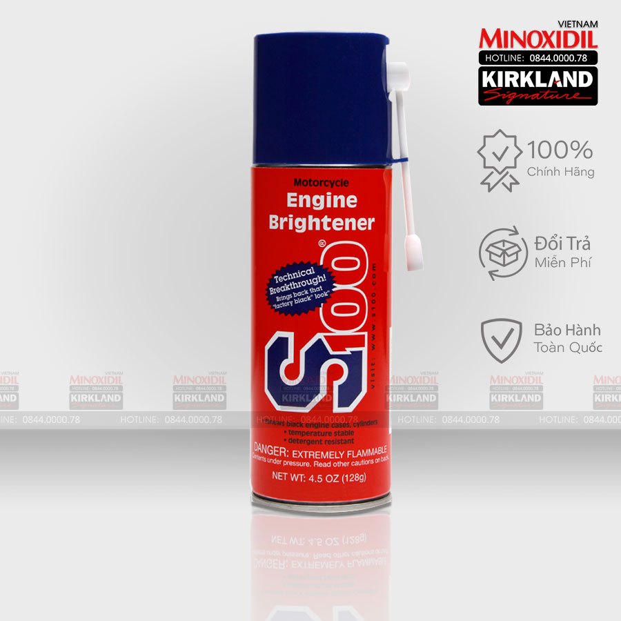 S100 engine brightener xịt dưỡng lốc máy moto | Shopee Việt Nam
