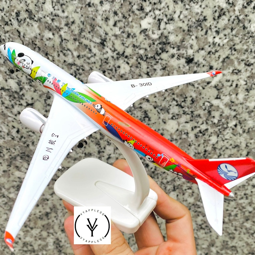 Máy Bay A350 SICHUAN AIRLINES "Panda Livery" Mô Hình Tỉ Lệ 1:400 (20CM ...