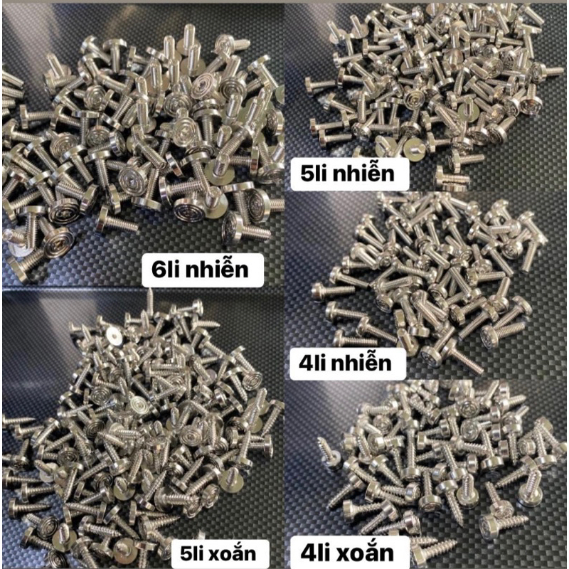 Ốc kiểu 4li 5li 6li Salaya mẫu Thái V2 chuyên lắp dàn áo cho tất cả các ...