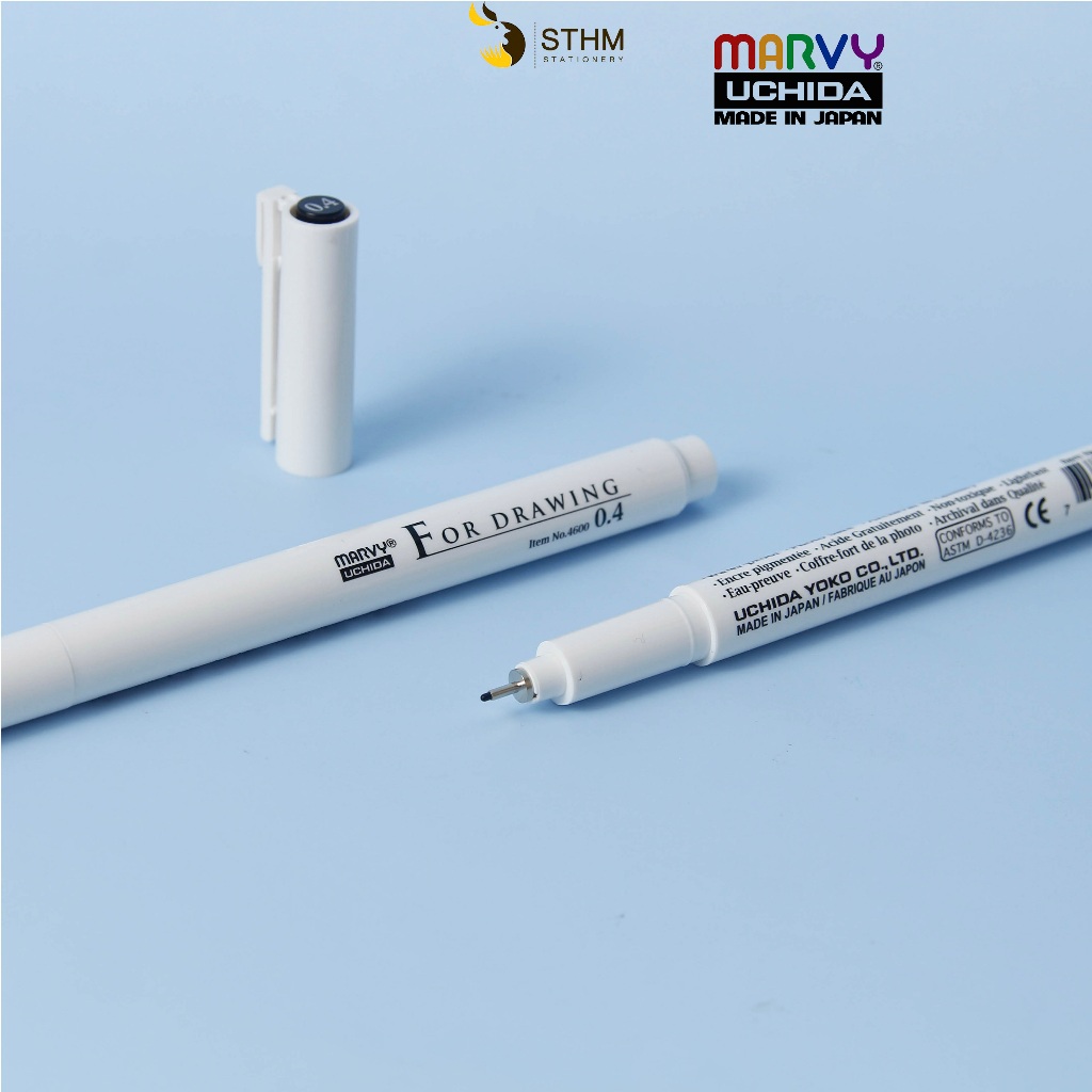 Bút Line Đi Nét Marvy Uchida 4600 - Nhiều ngòi, mực pigment không trôi, không thấm nước | Shopee ...