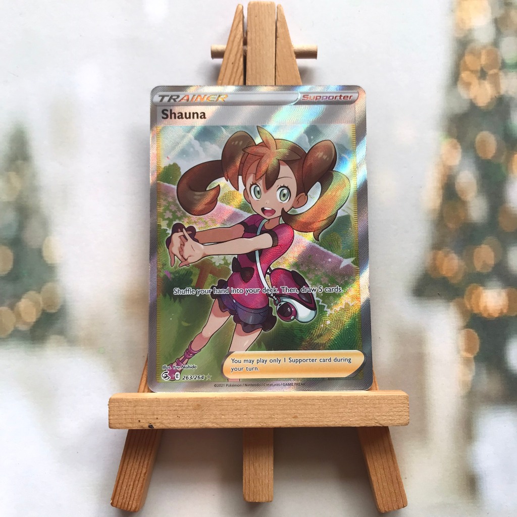Thẻ hình Pokemon Shauna 263/264 - Lá bài lẻ Full Art Ultra Rare tiếng ...