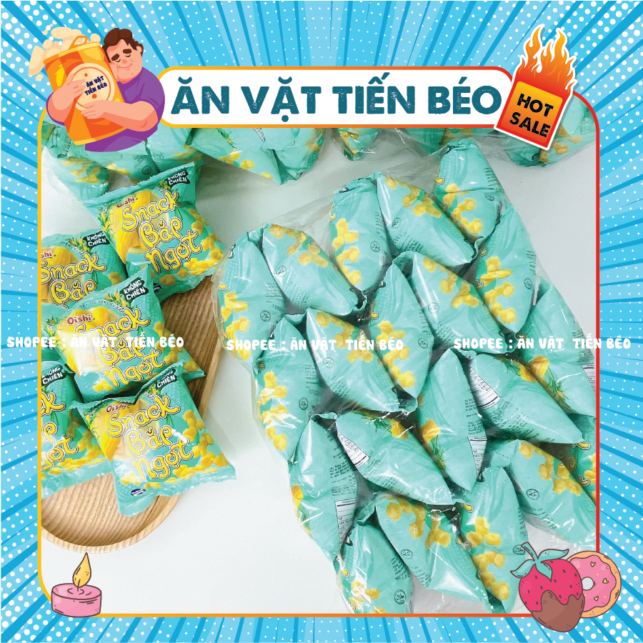 Bịch 20 gói Bim bim Bắp Ngọt (mini 6g), Bimbim Ngô Ngọt Oishi Tuổi Thơ,Ăn Vặt Tiến béo | Shopee ...