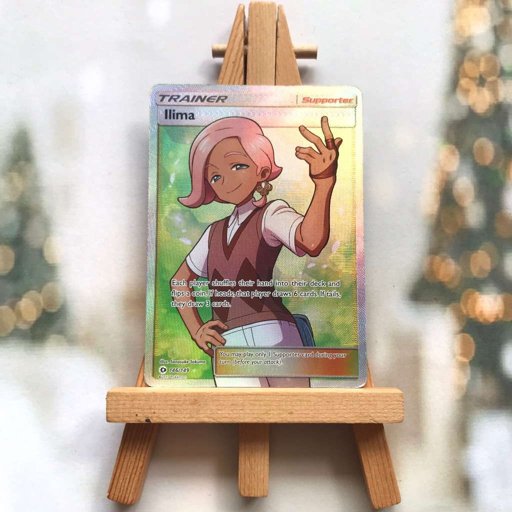 Thẻ hình Pokemon Ilima 146/149 - Lá bài lẻ Full Art Ultra Rare tiếng ...