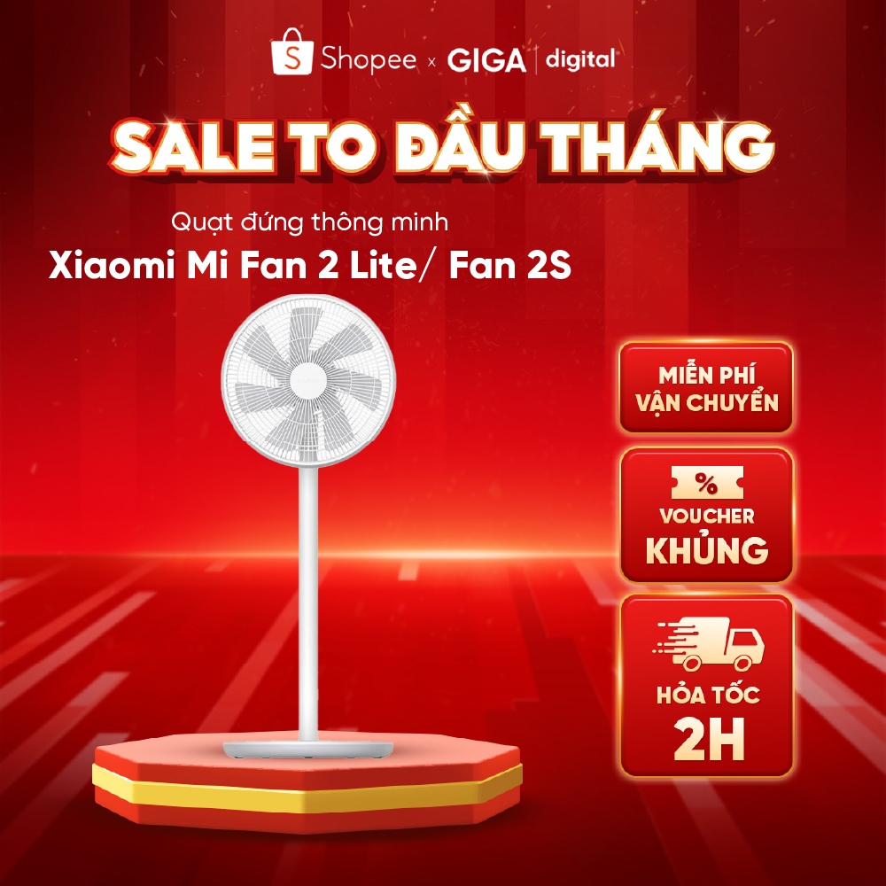 [HCM] Quạt đứng thông minh Xiaomi Mi Fan 2 Lite/ Fan 2S | Shopee Việt Nam