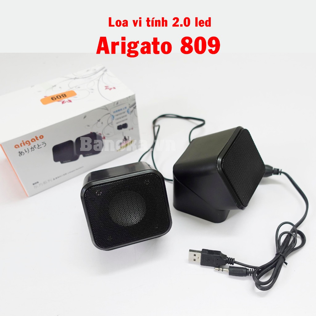 Loa Máy Tính, Loa Vi Tính 2.0 Arigato 809 Hàng Chính Hãng, Thiết Kế ...