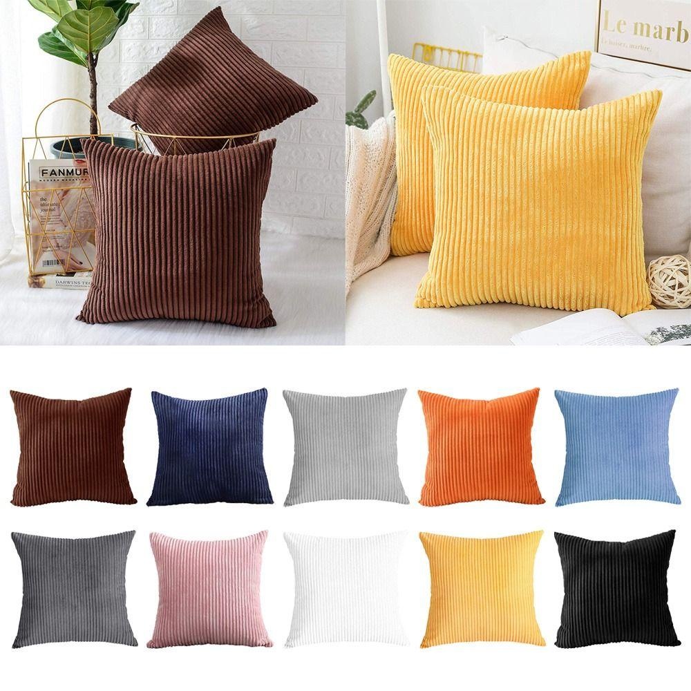 Gối vuông tựa lưng gối vuông tựa sofa 43cmx43cm vải lông nhung 2 mặt ...