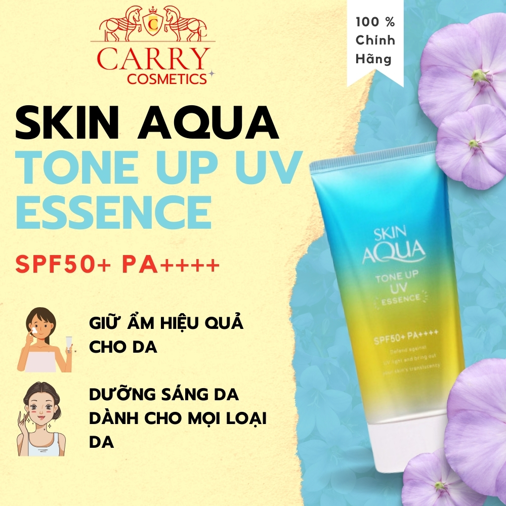 Kem Chống Nắng Chính Hãng Sunplay Skin Aqua Tone Up UV Essence MINT GREEN Bảo Vệ Da Trước Những ...