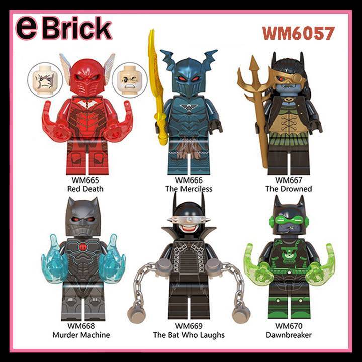Minifigures DC Batman Các Mẫu Nhân Vật Red Death Merciless Drowned ...
