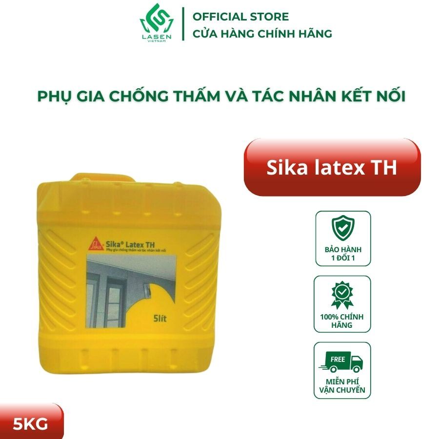 Sika Latex TH 5L – Phụ Gia Chống Thấm Và Tác Nhân Kết Nối | Shopee Việt Nam