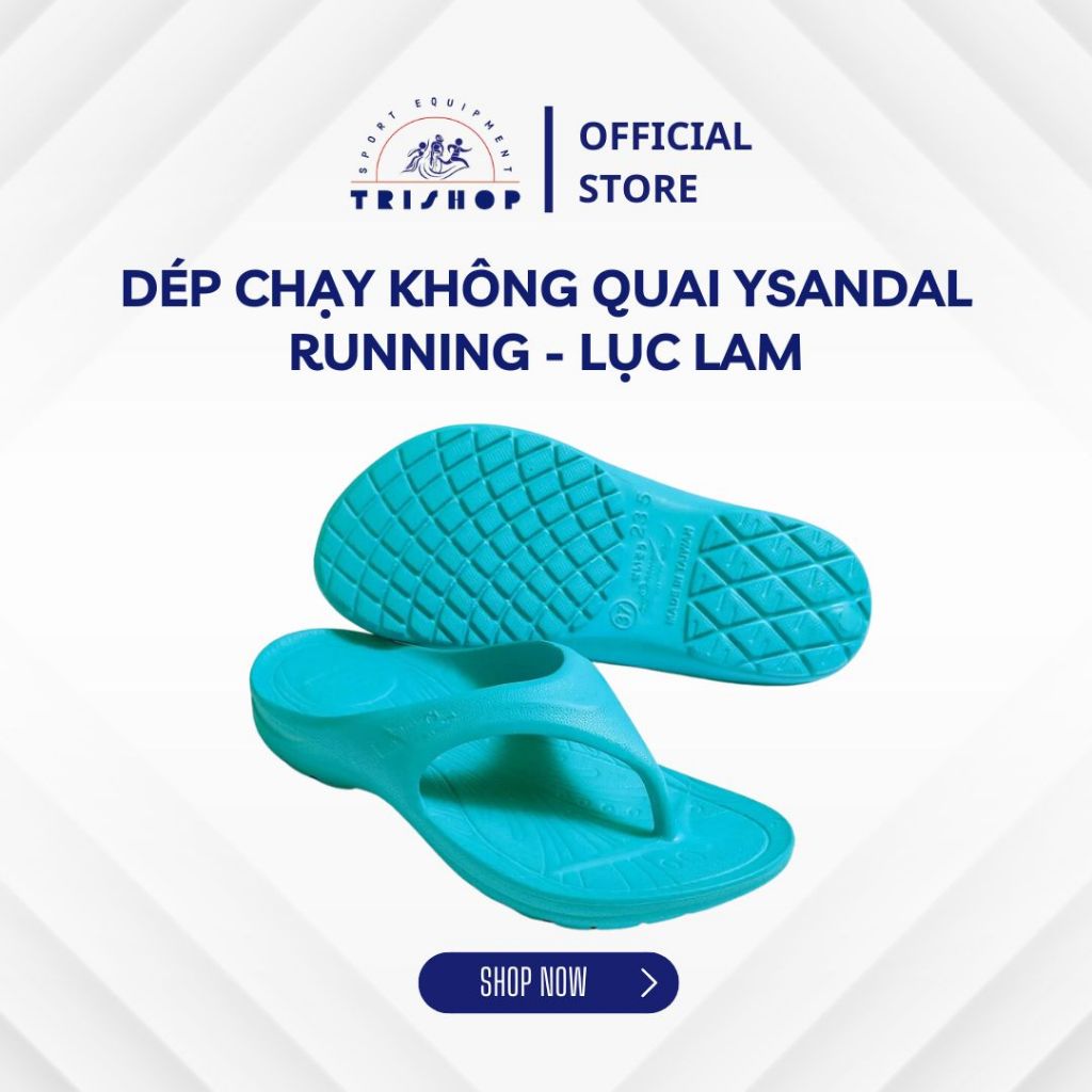 Dép chạy không quai YSANDAL RUNNING Lục Lam | Shopee Việt Nam