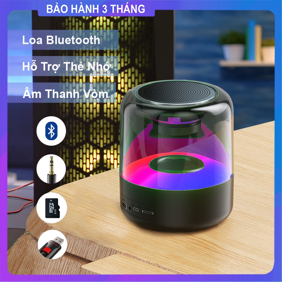 Loa Bluetooth Z5 Đèn Led RGB Đổi Màu, Loa Di Động Hỗ Trợ USB, Thẻ Nhớ ...