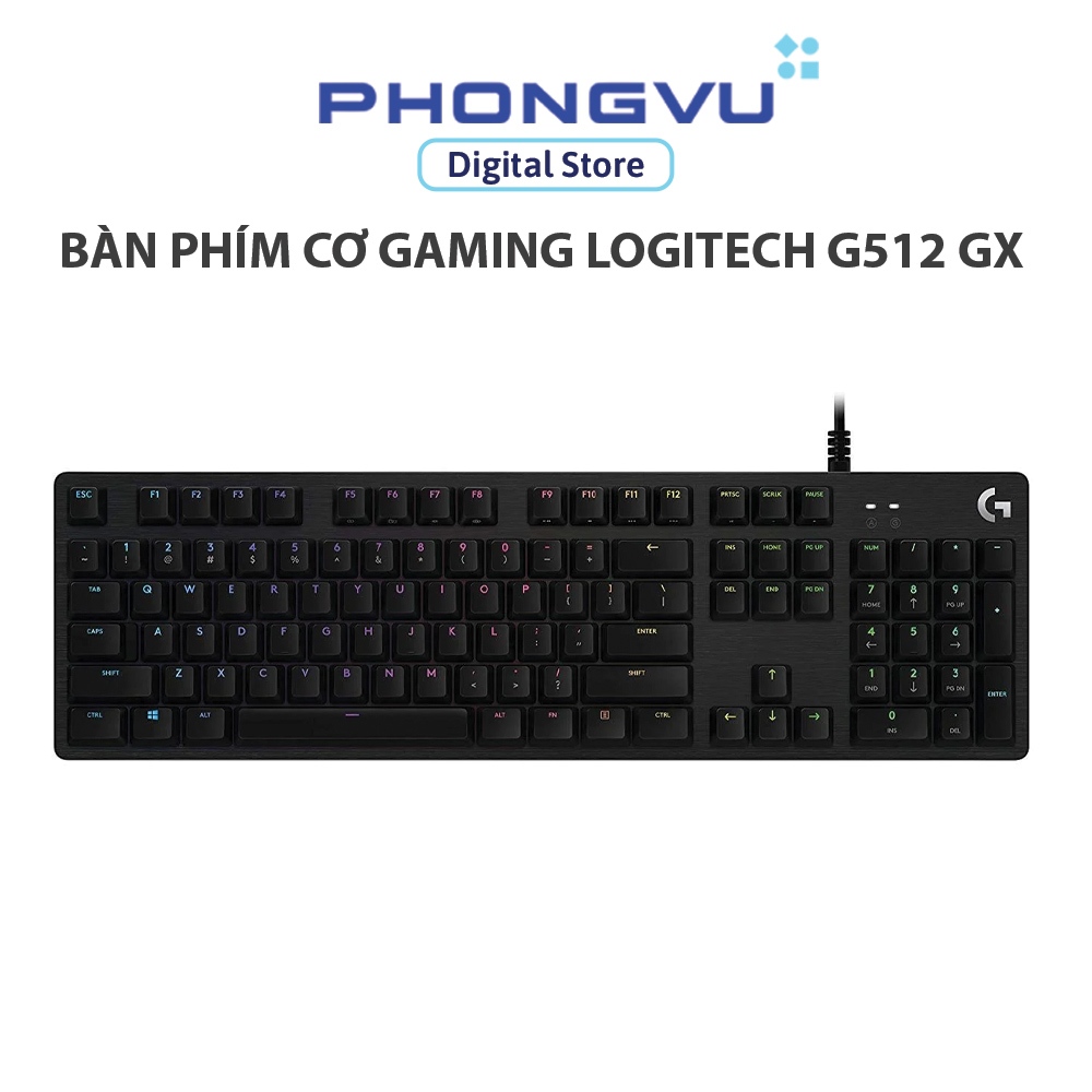Bàn phím cơ gaming Logitech G512 GX - Bảo hành 24 tháng | Shopee Việt Nam
