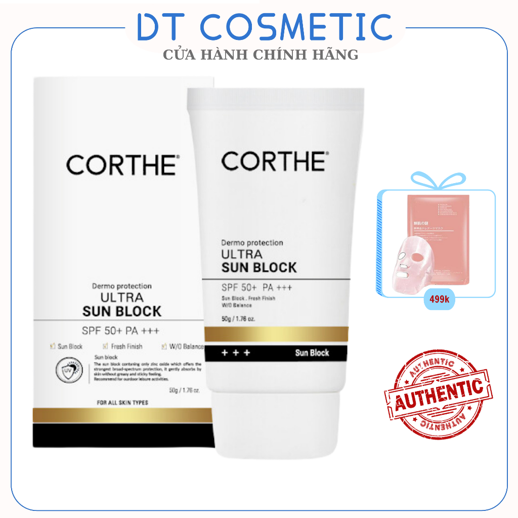 Kem chống nắng vật lý Corthe Hàn Quốc CORTHE DERMO PROTECTION ULTRA SUN ...